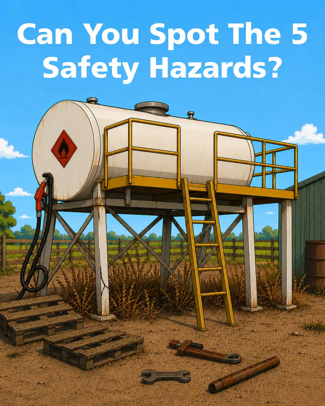 Think This Fuel Tank Setup Looks Safe? Look Again. | Bonney Energy