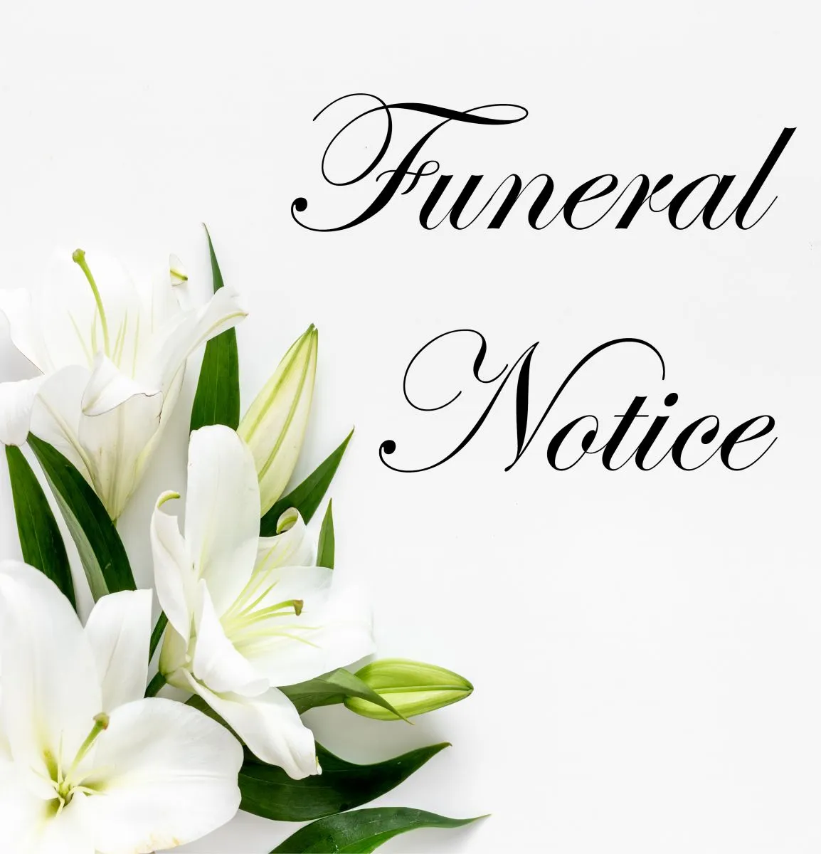 Funeral Notices