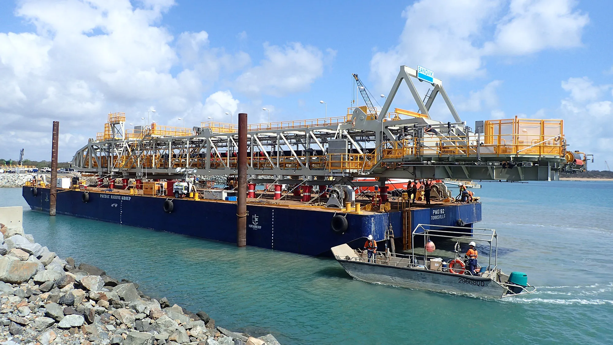 Pacific Marine Group | Hay Point Stacker Reclaimers Marine Logistics