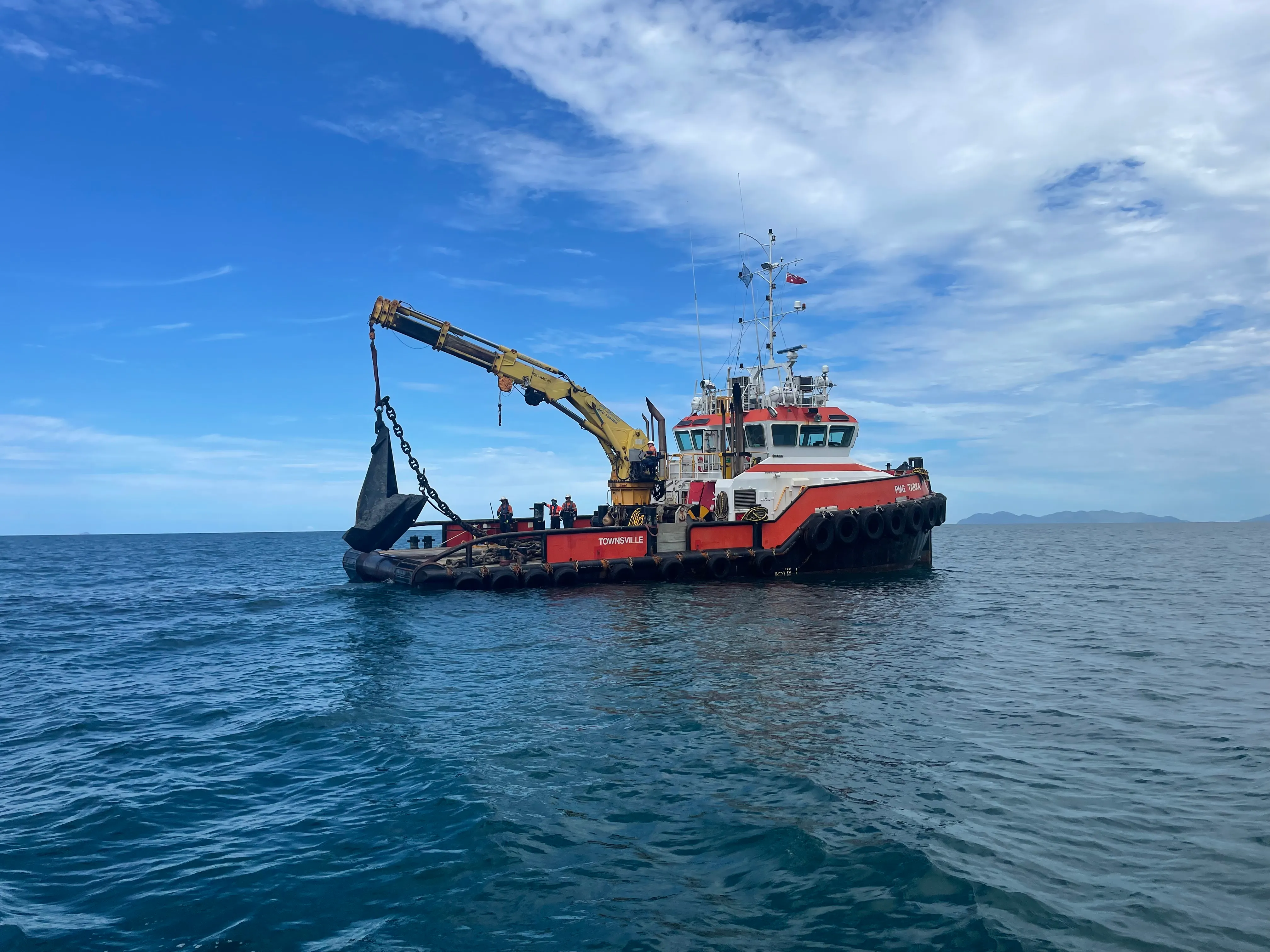 Pacific Marine Group | Abbot Point Cyclone Moorings Install